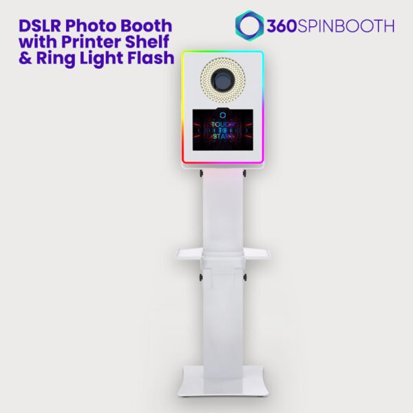 DSLR Photo Booth Shell with Printer Shelf & Ring Light PS2 - Photo Booths & 360 Video Booth ...