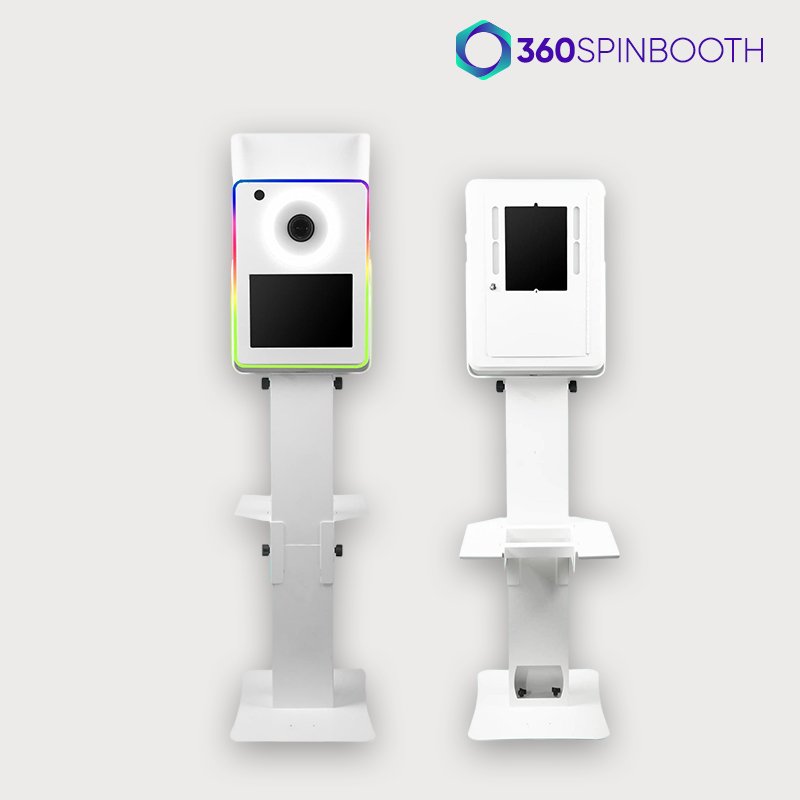 DSLR iPad Photo Booth Shell with Printer Shelf Bounce Card & Ring Light ...