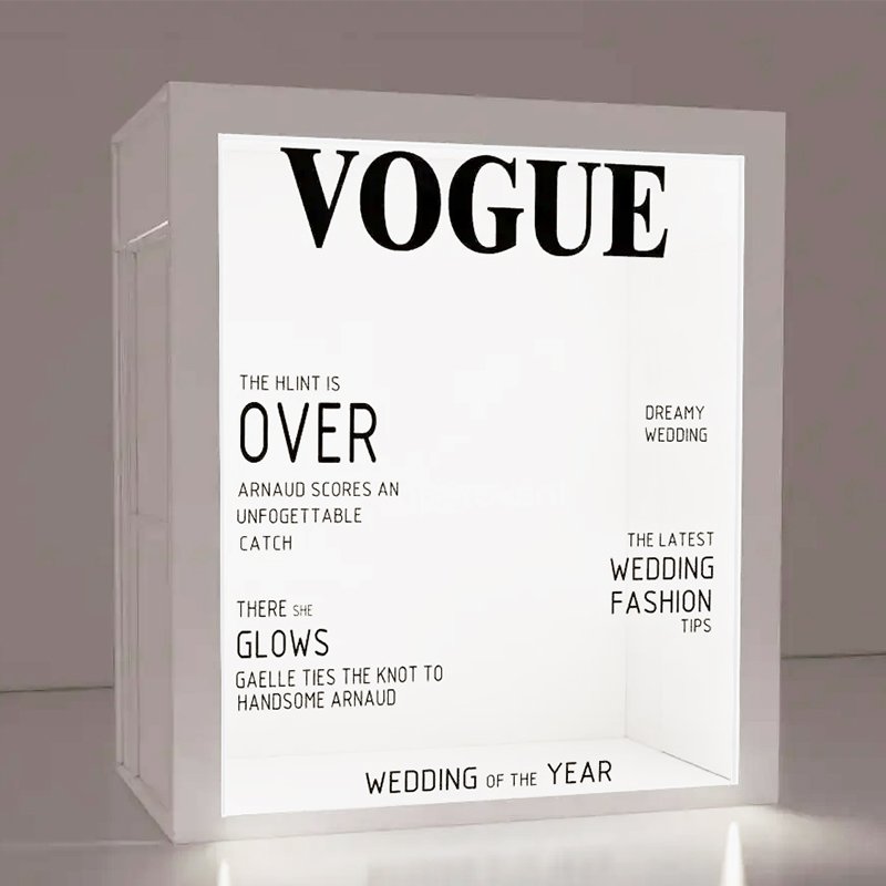 Magazine Box Vogue Style Photo Booth - Photo Booths & 360 Video Booth ...